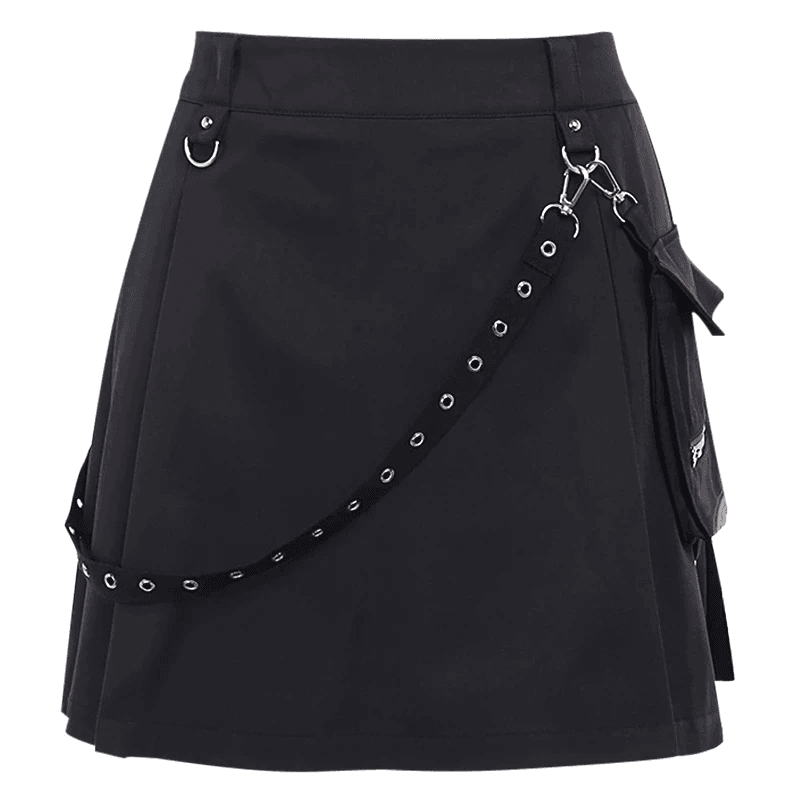 Gothic Streetwear Skirt The End Cult